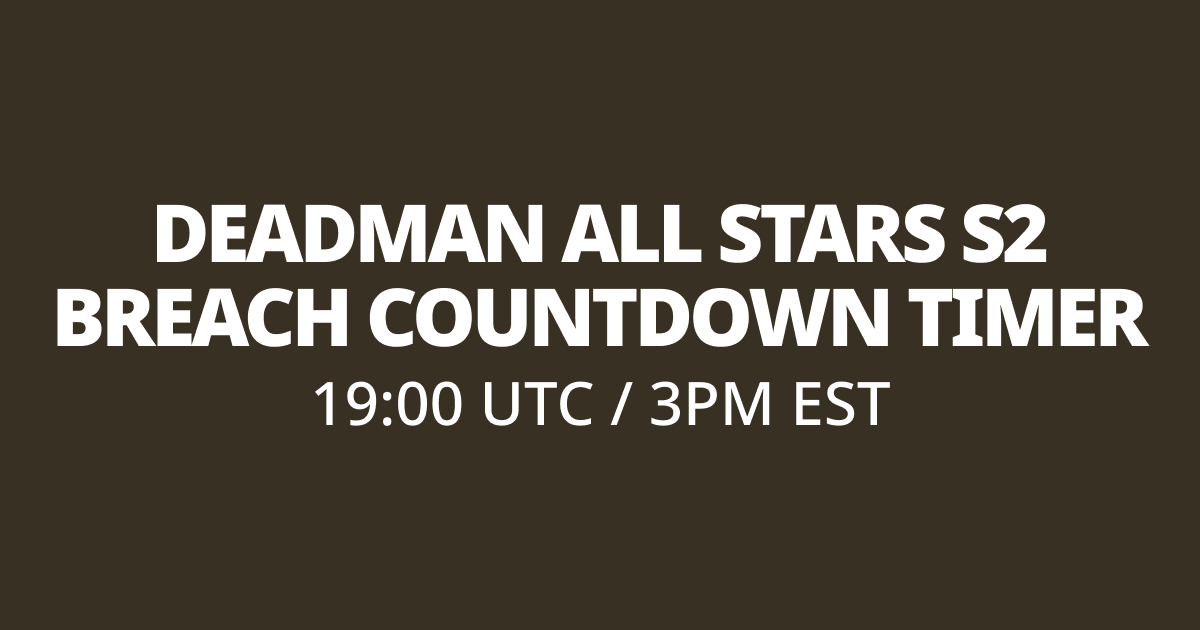 DMM Breach Countdown - OSRS